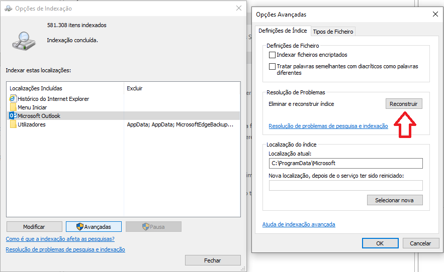 Como Resolver Problemas Com A Pesquisa No Outlook Ciberloja
